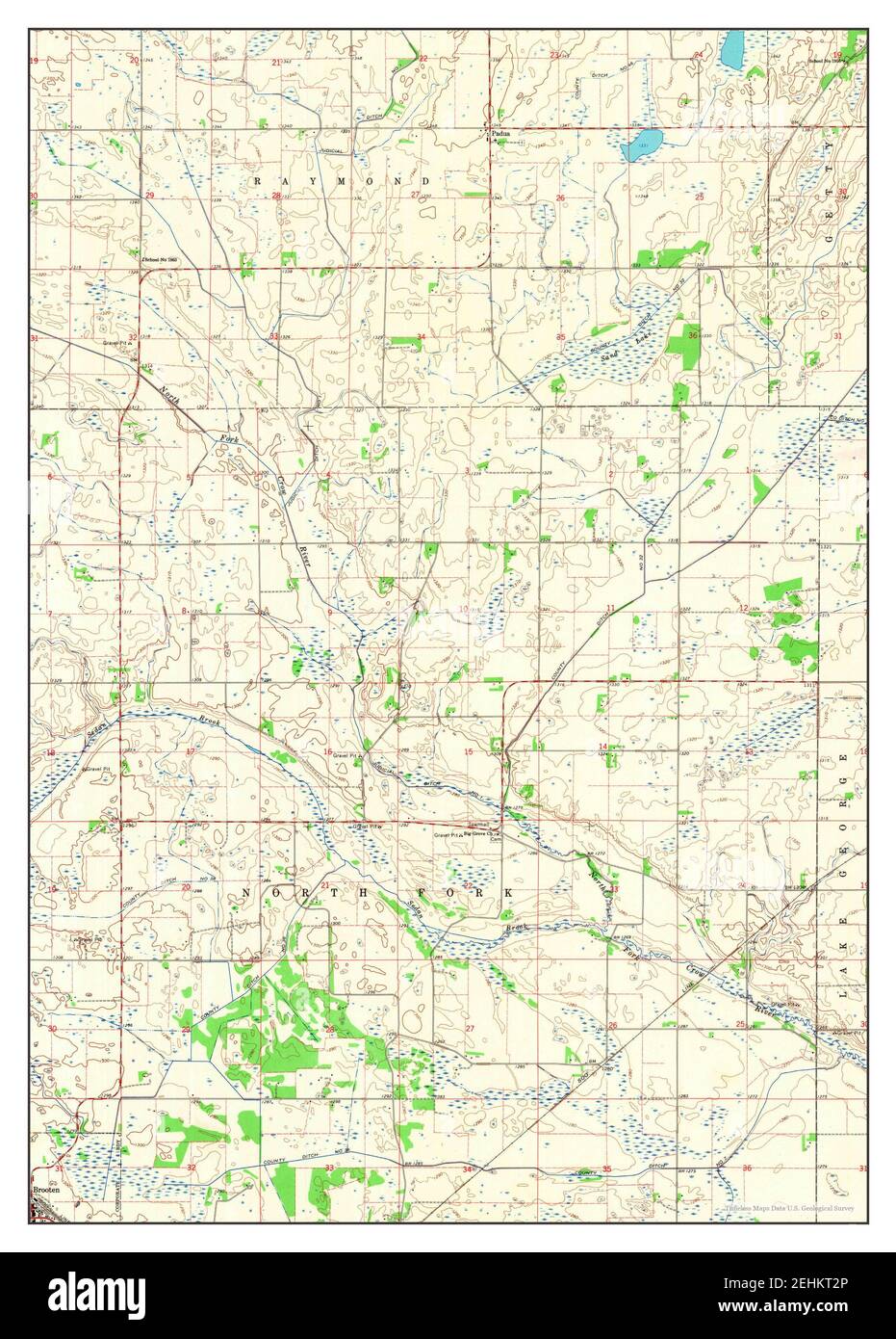 Padua, Minnesota, map 1965, 1:24000, United States of America by ...