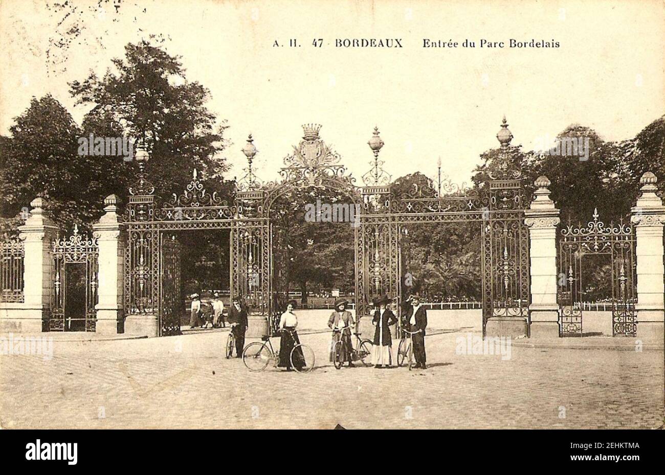 Parc Bordelais - Entrée principale 6 Stock Photo - Alamy