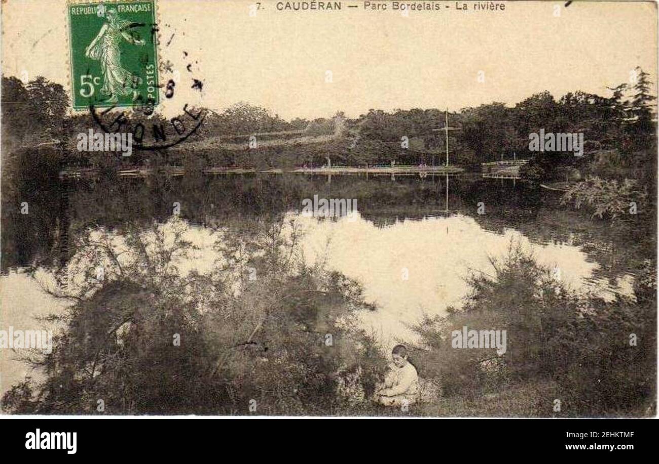 Parc Bordelais - La rivière 1 Stock Photo - Alamy