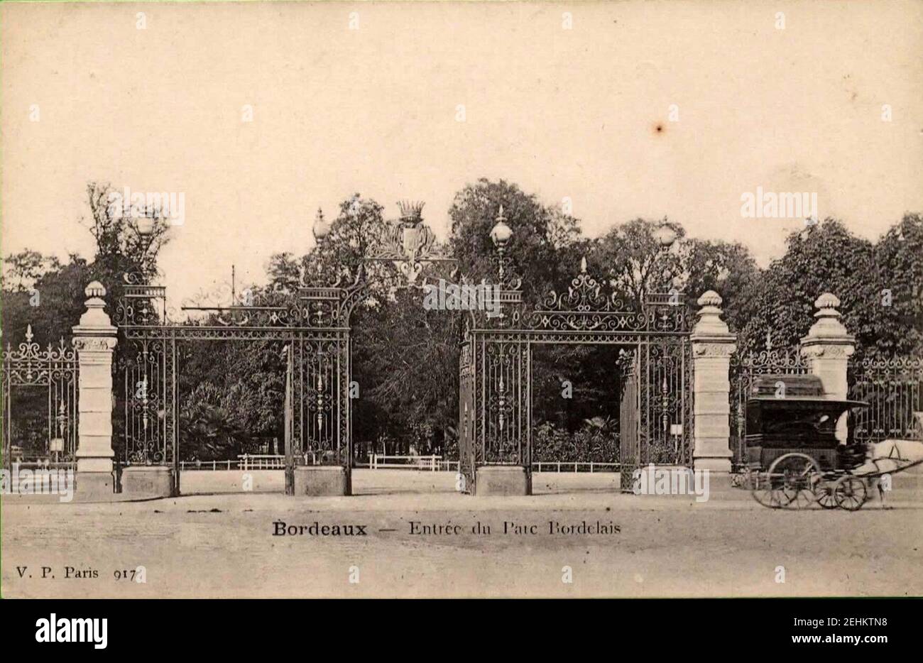 Parc Bordelais - Entrée principale 5 Stock Photo - Alamy