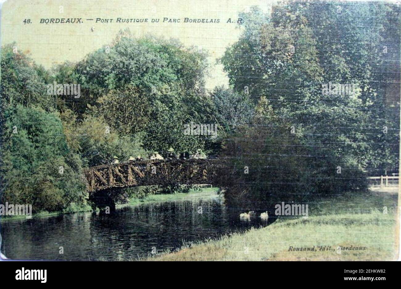 Parc Bordelais - La rivière 5 Stock Photo - Alamy