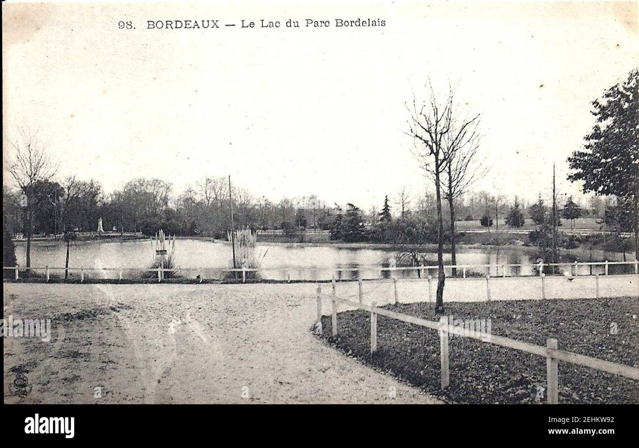 Parc Bordelais - Lac 12 Stock Photo - Alamy