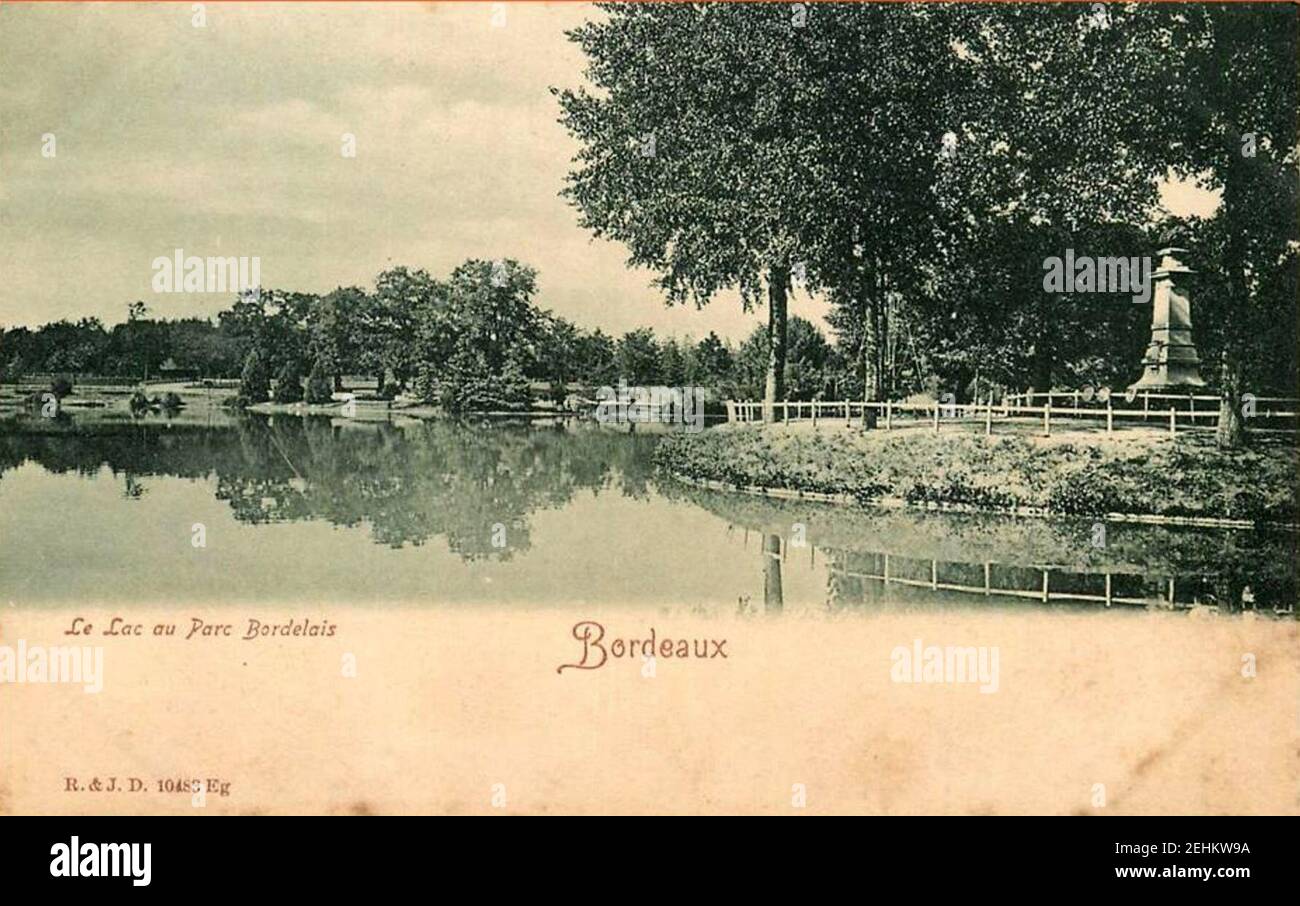 Parc Bordelais - Lac 19 Stock Photo - Alamy