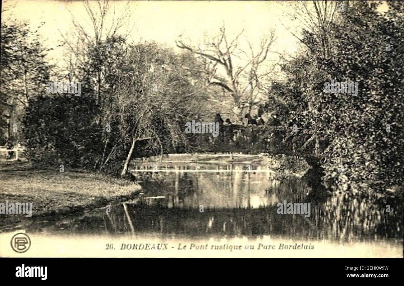 Parc Bordelais - La rivière 6 Stock Photo - Alamy
