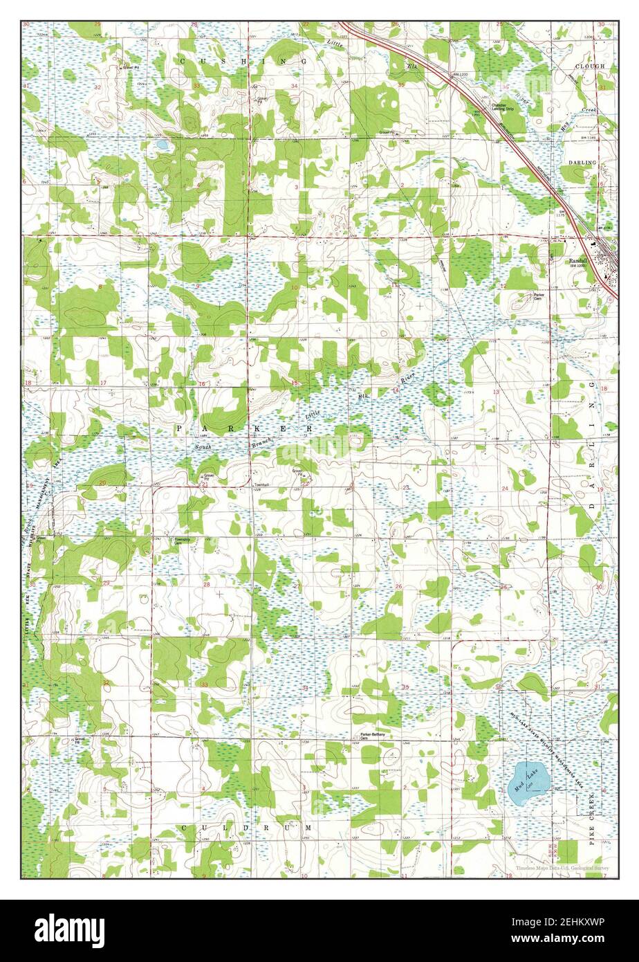 Randall West, Minnesota, map 1981, 1:24000, United States of America by ...