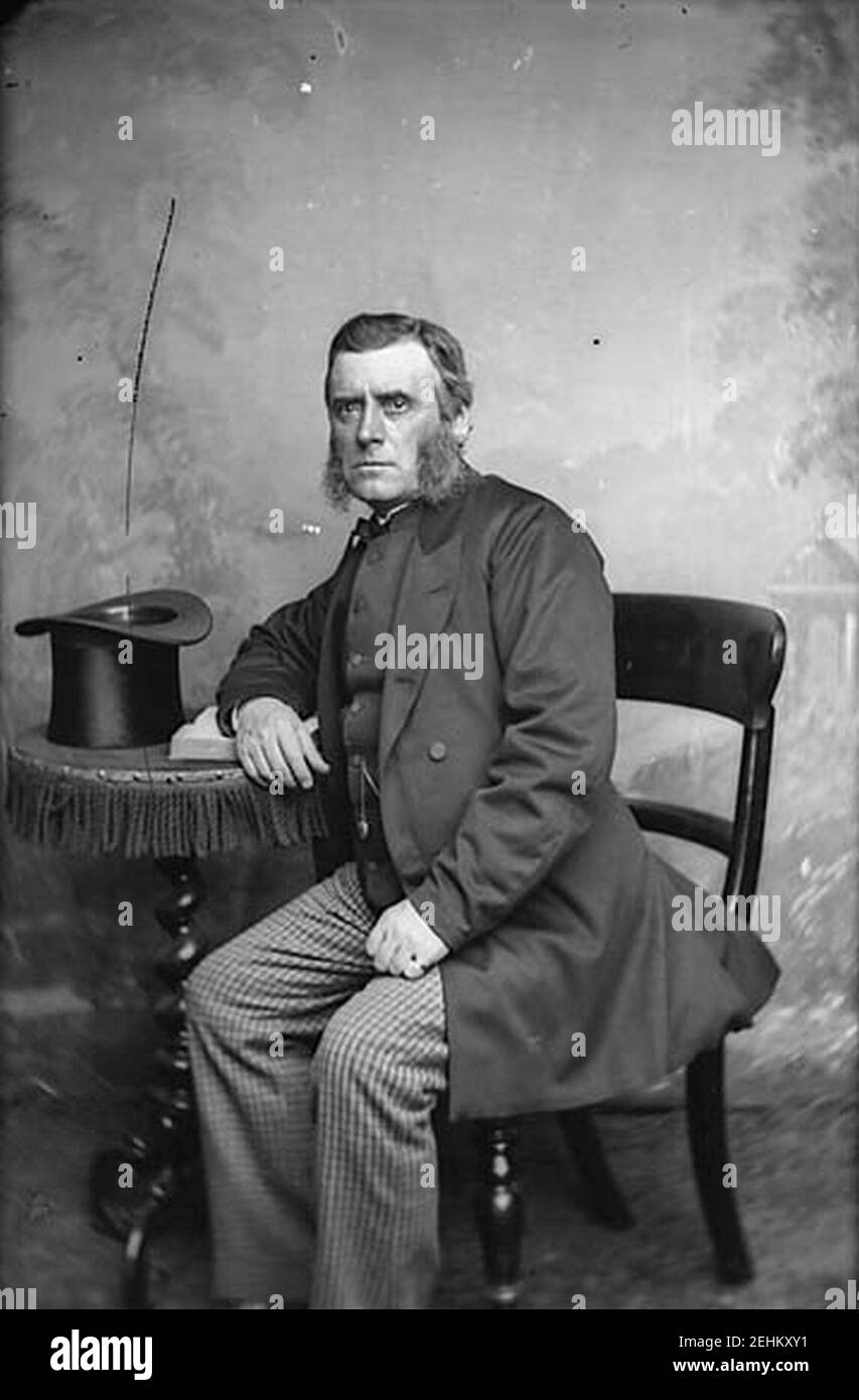 Parchg William Theophilus Thomas (Gwilym Gwenffrwd, 1824-99 Stock Photo ...