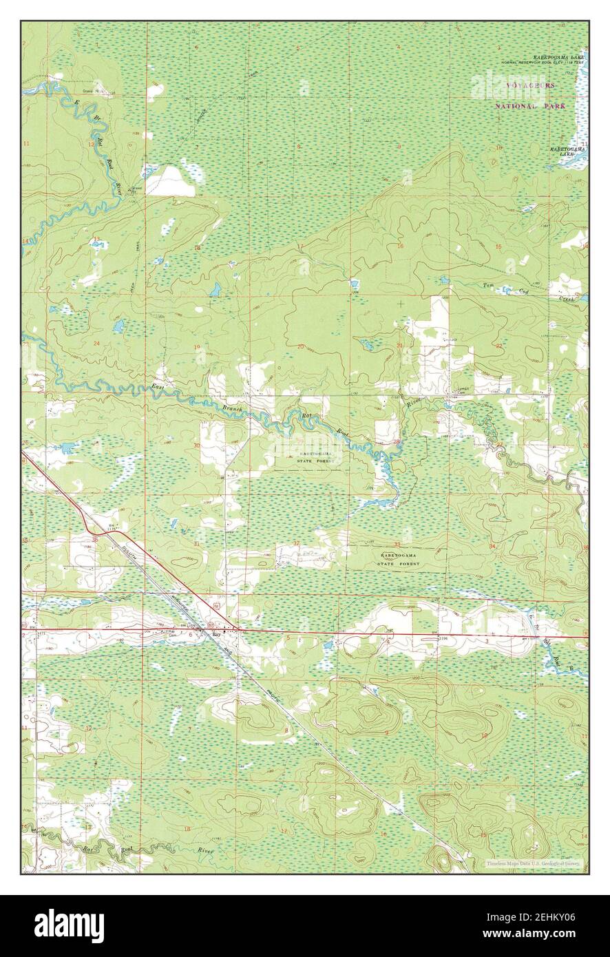 Ray, Minnesota, map 1969, 1:24000, United States of America by Timeless ...