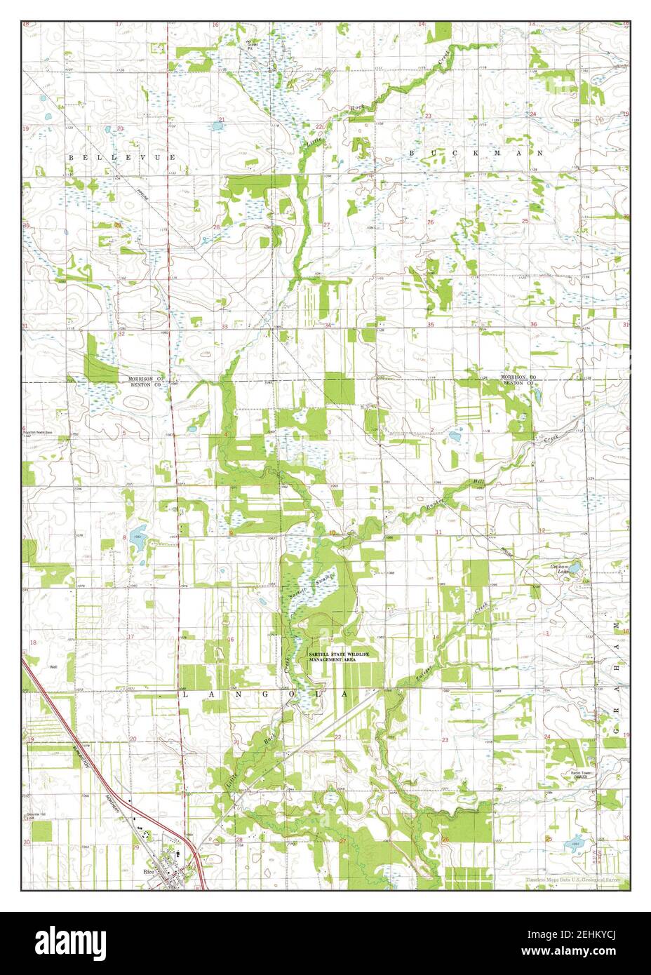 Rice, Minnesota, map 1978, 1:24000, United States of America by ...
