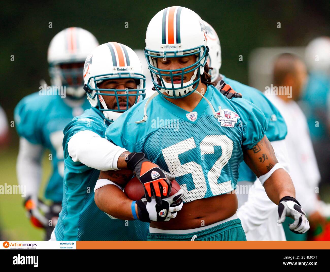 Channing crowder nfl hi-res stock photography and images - Alamy