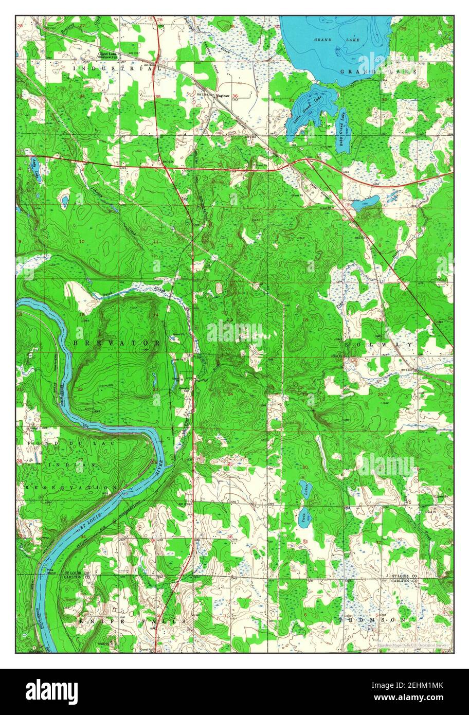 Map of saginaw Cut Out Stock Images & Pictures - Alamy
