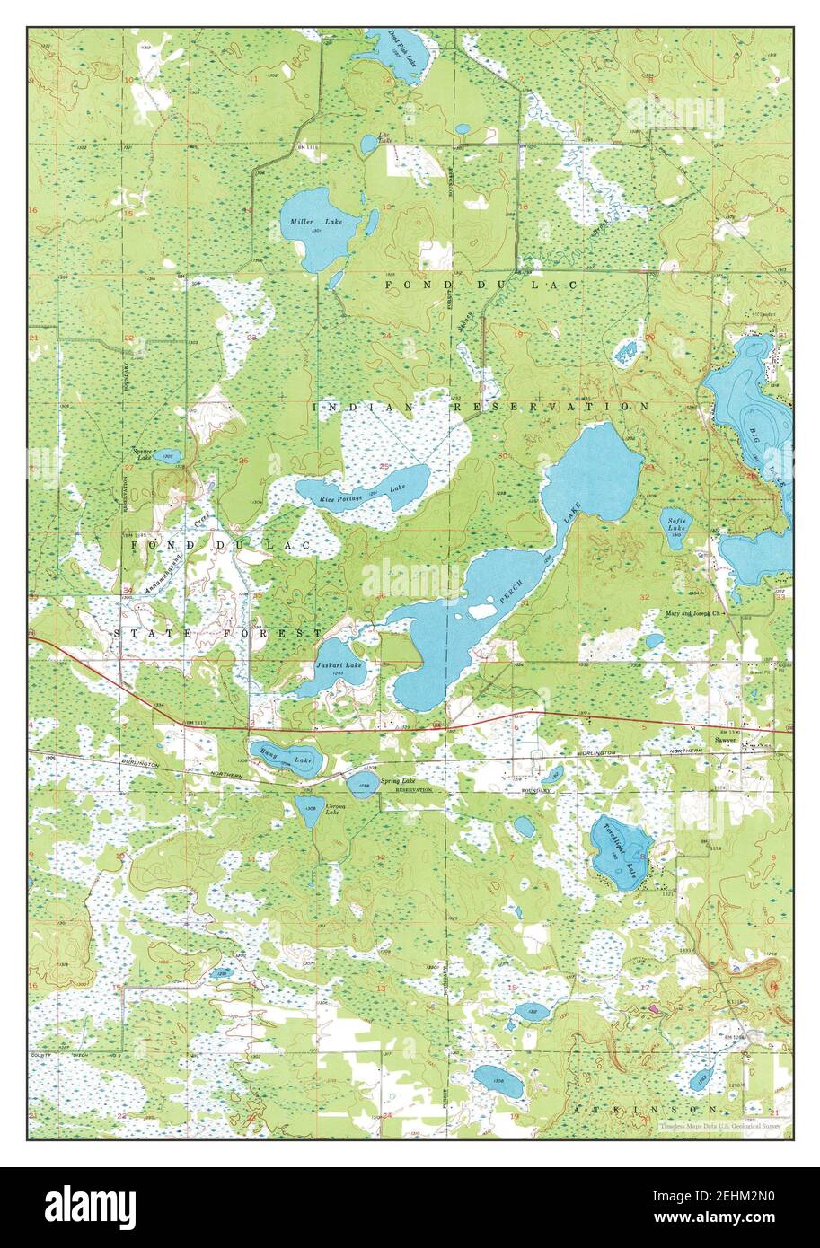 Sawyer, Minnesota, map 1954, 1:24000, United States of America by ...