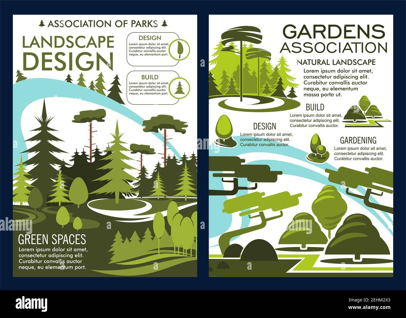 Designing gardens Stock Vector Images - Alamy