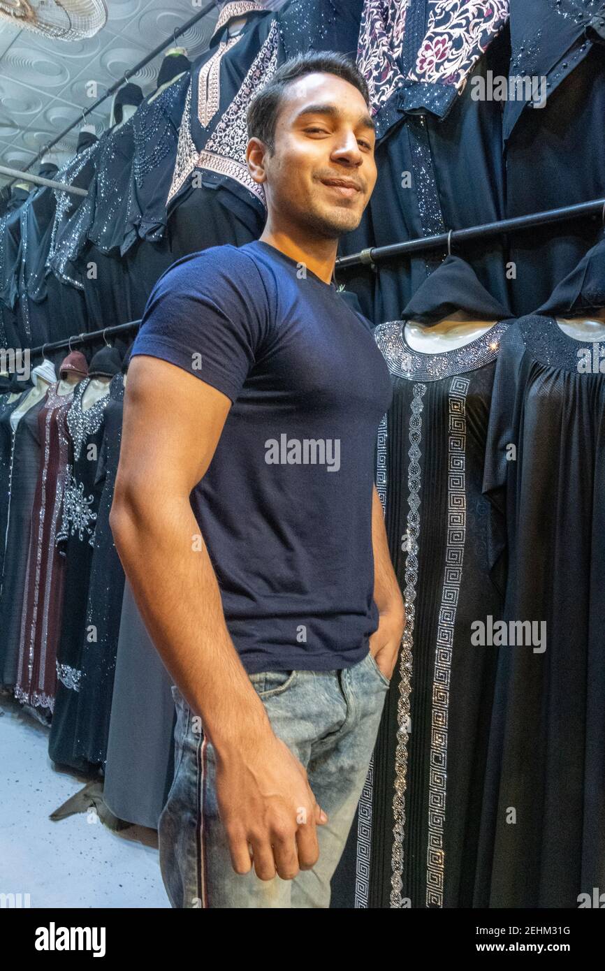 Shopkeeper, Hussain Aghai Bazar, Multan, Punjab, Pakistan Stock Photo ...