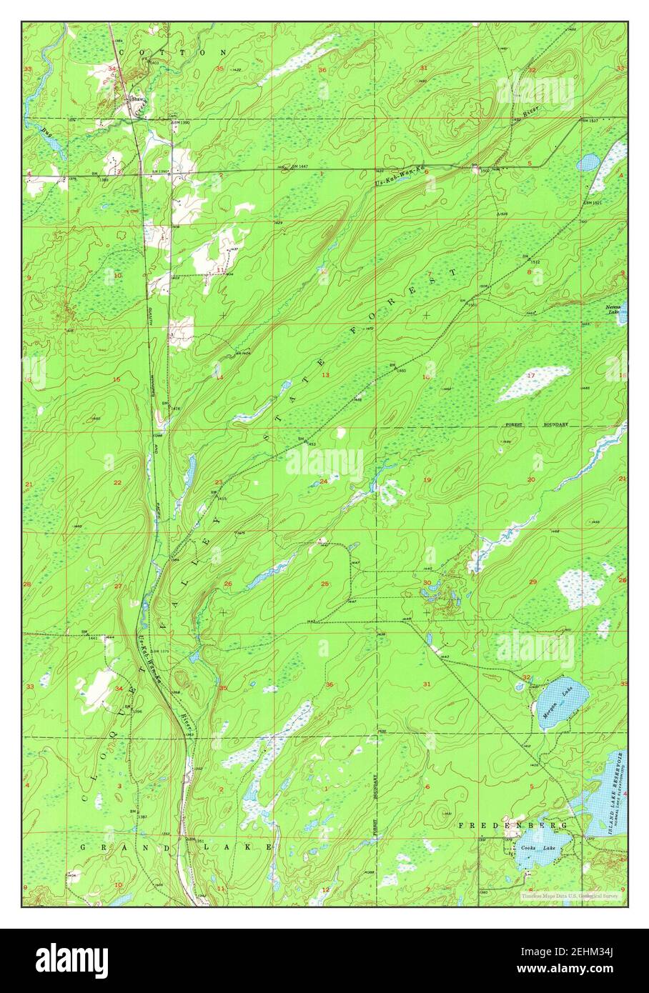 Shaw, Minnesota, map 1953, 1:24000, United States of America by ...