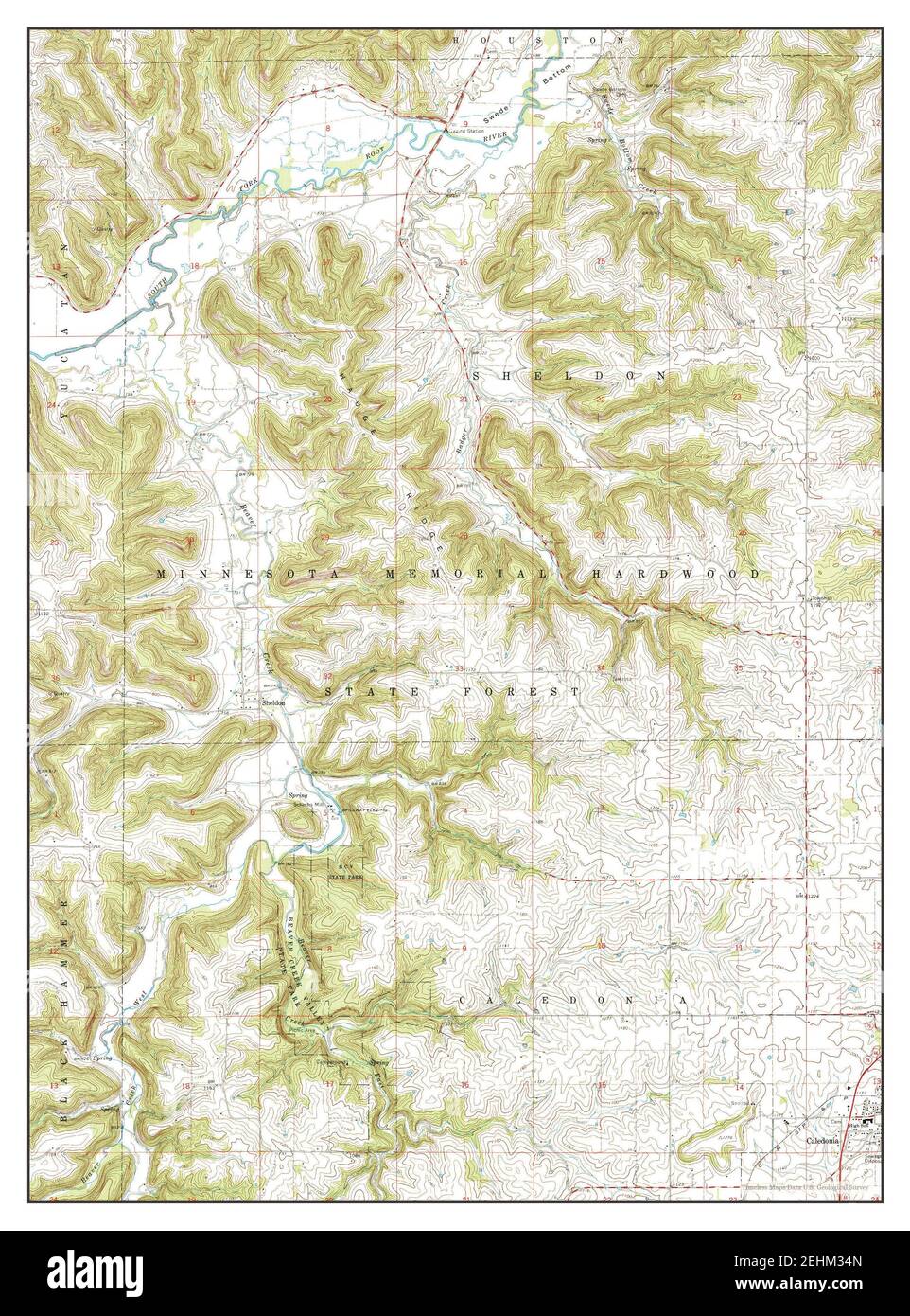 Sheldon, Minnesota, map 1965, 1:24000, United States of America by ...