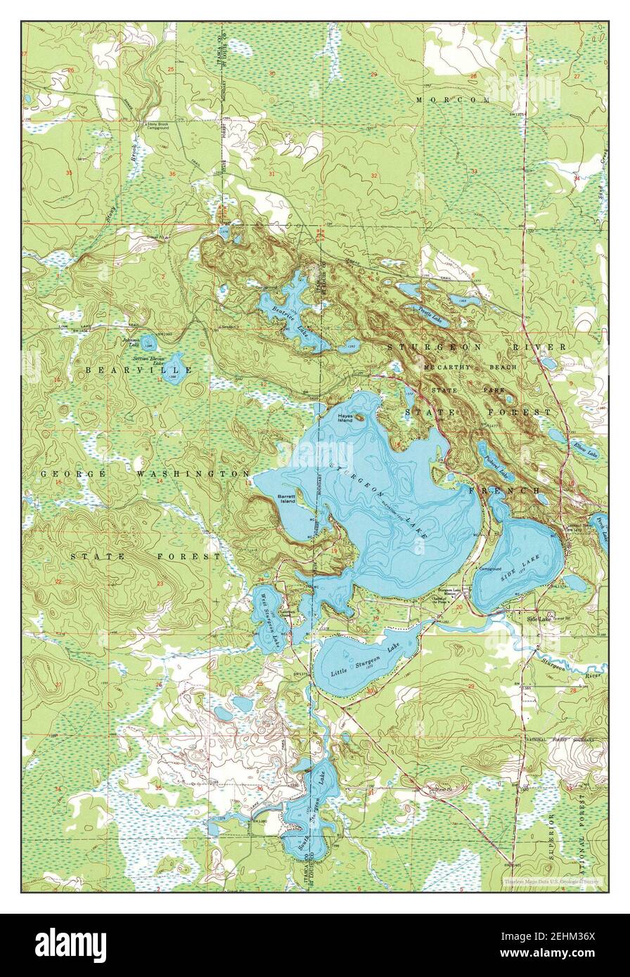 Side Lake, Minnesota, map 1964, 1:24000, United States of America by ...