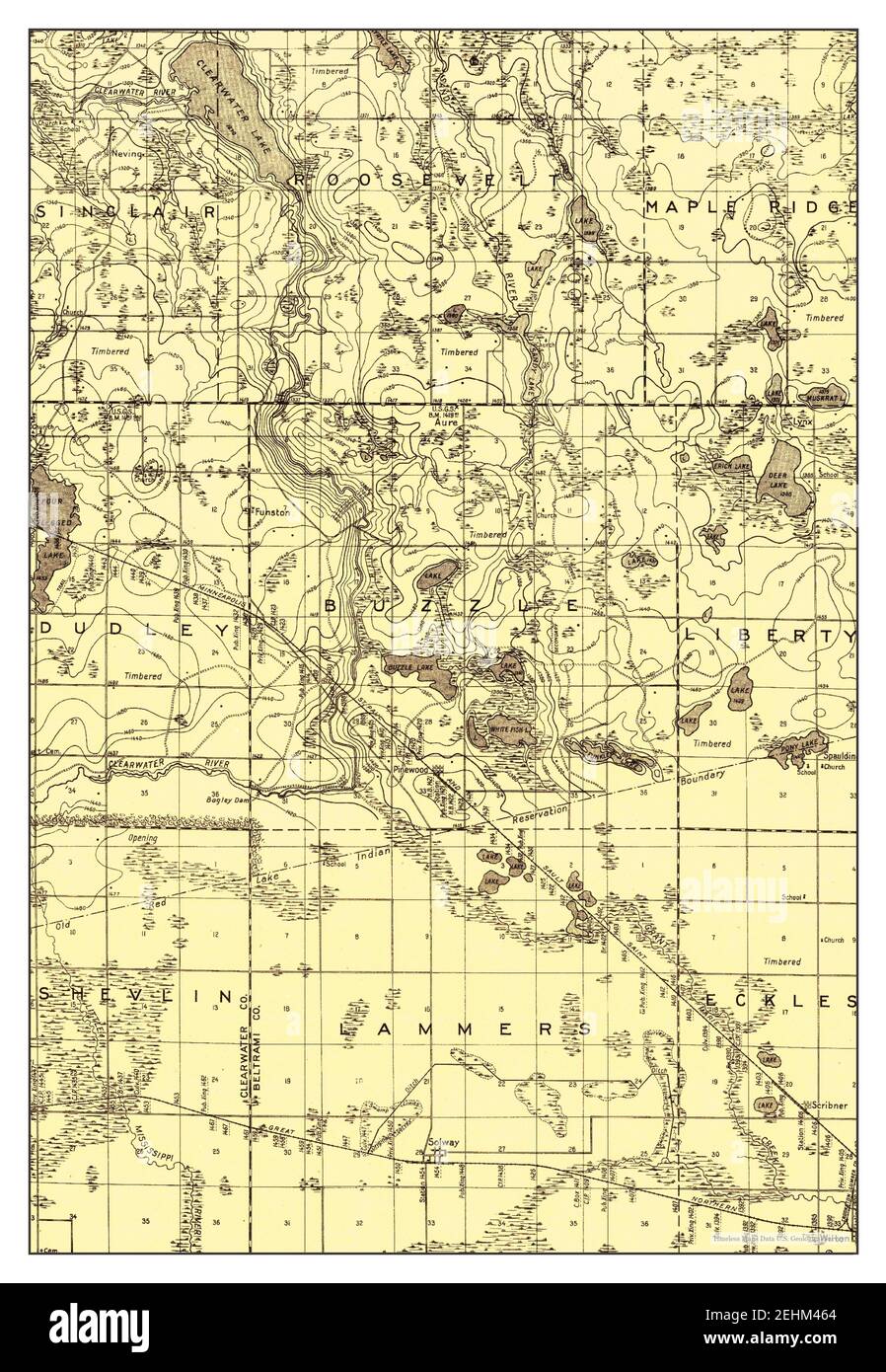 Solway, Minnesota, map 1919, 1:62500, United States of America by ...