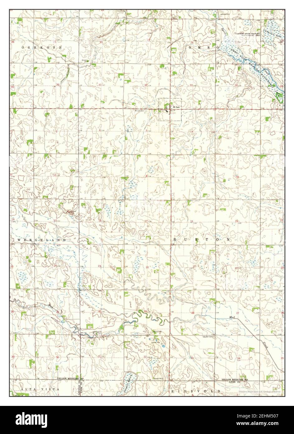 St Leo, Minnesota, map 1967, 1:24000, United States of America by ...