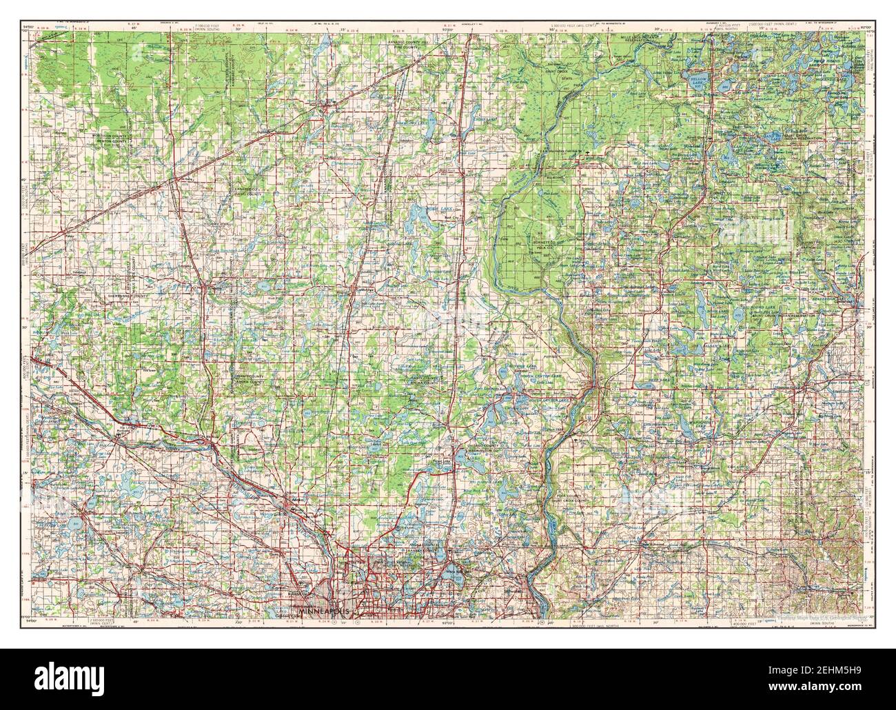 Stillwater map Cut Out Stock Images & Pictures - Alamy
