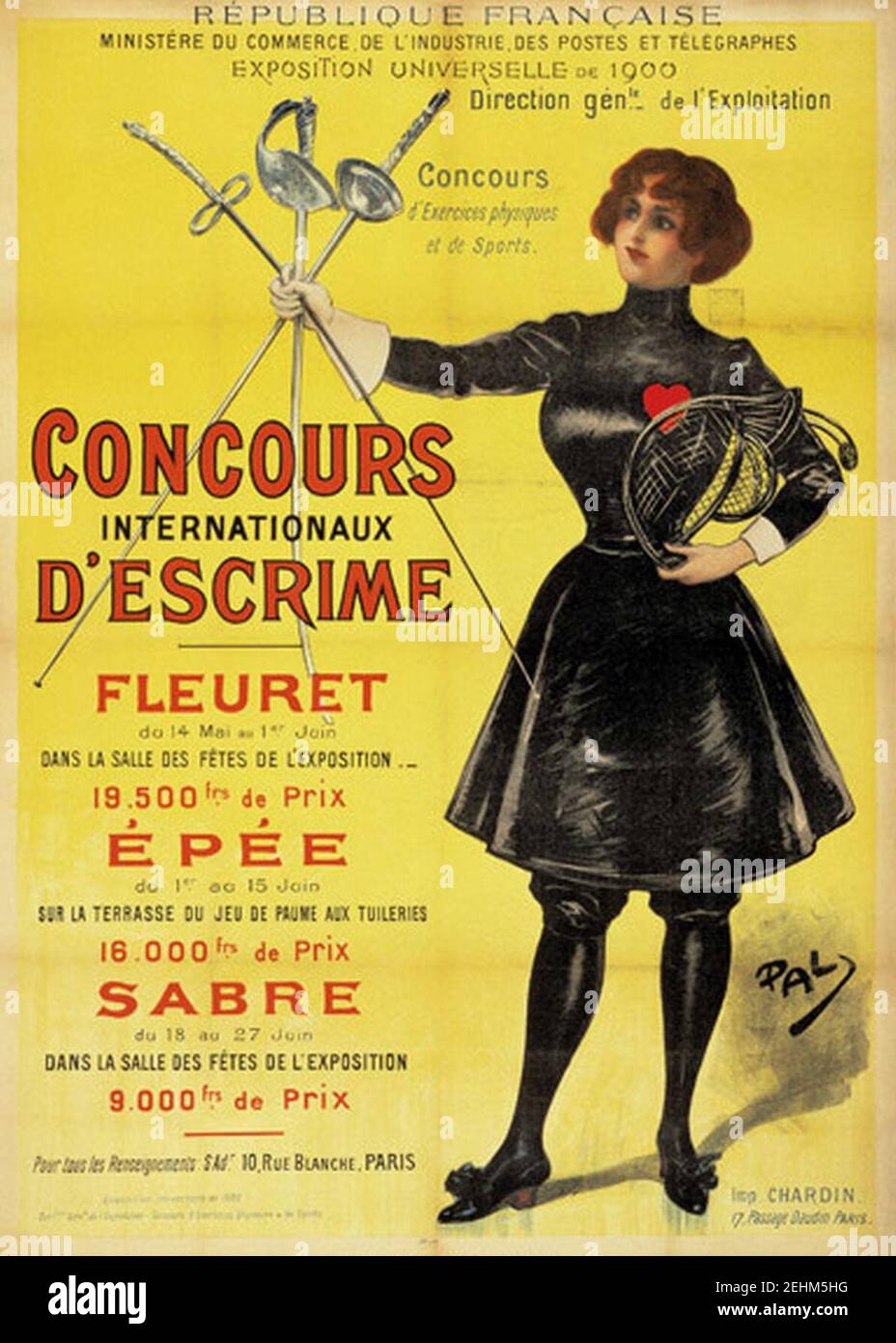 1900 olympic poster hi-res stock photography and images - Alamy