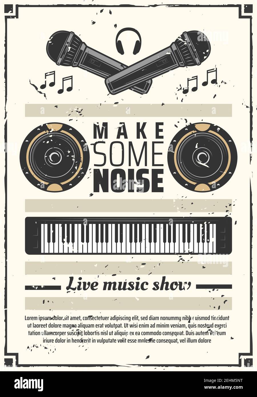 Combining the music Stock Vector Images - Alamy