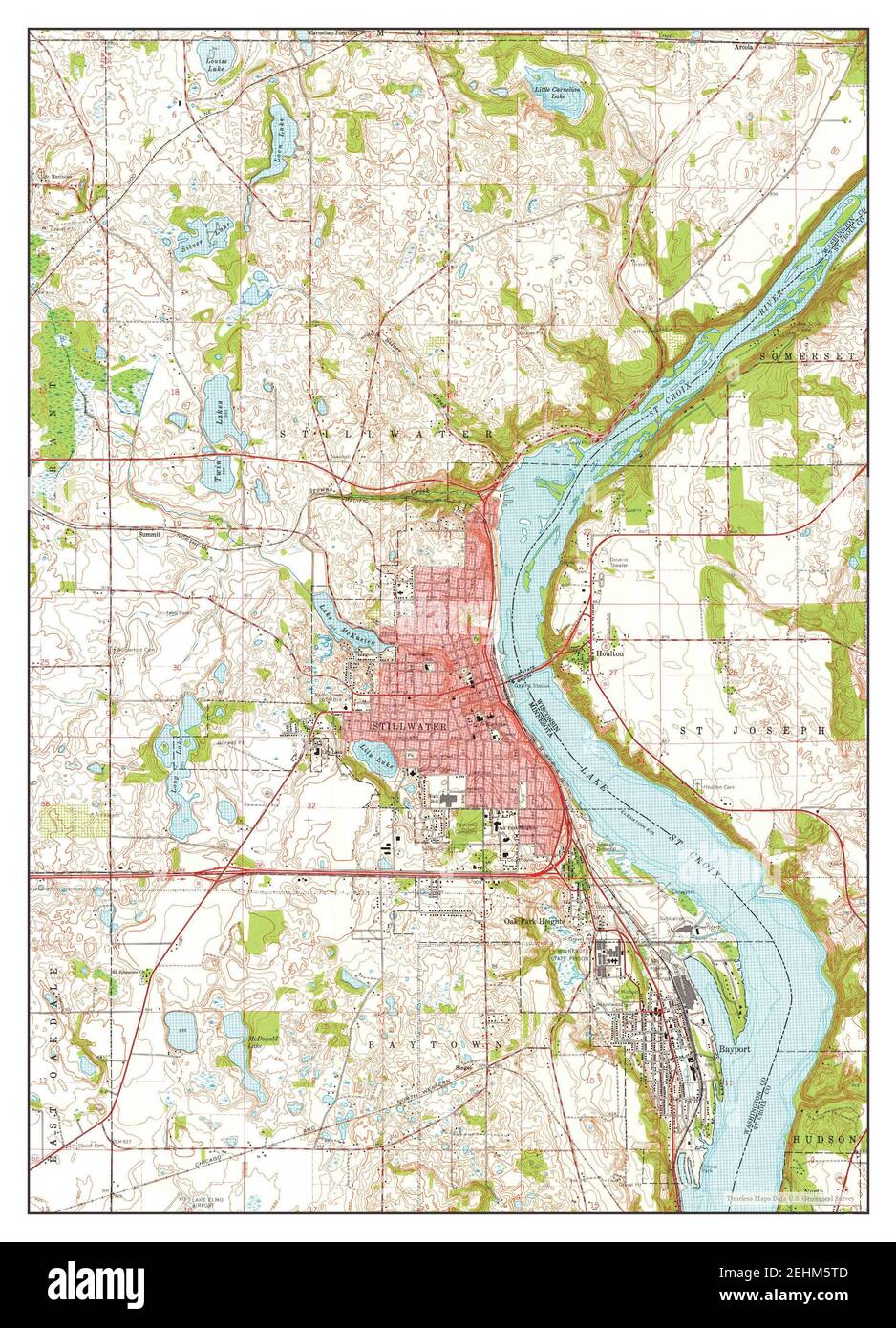 Stillwater, Minnesota, map 1967, 1:24000, United States of America by ...