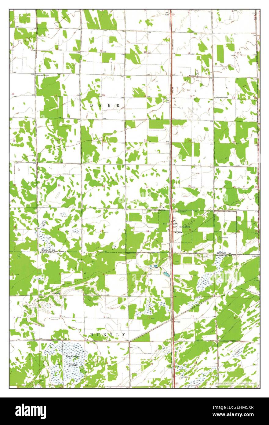 Strathcona county map hi-res stock photography and images - Alamy