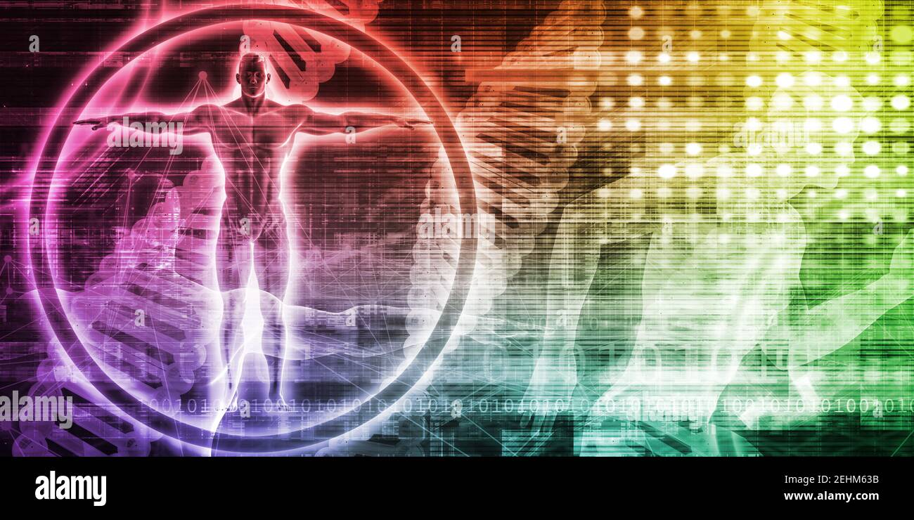 Medical Science with Modern Technology as Art Stock Photo - Alamy