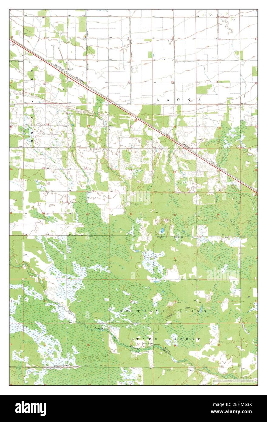 Swift, Minnesota, map 1967, 1:24000, United States of America by ...