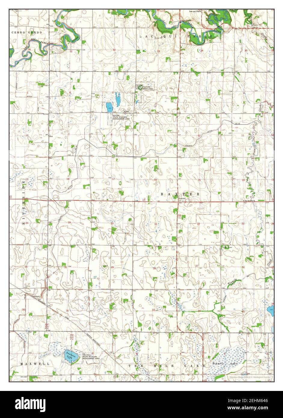 Tenmile map hi-res stock photography and images - Alamy