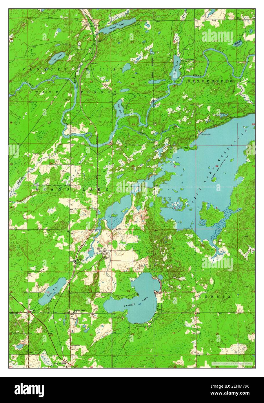 Twig, Minnesota, map 1953, 1:24000, United States of America by ...