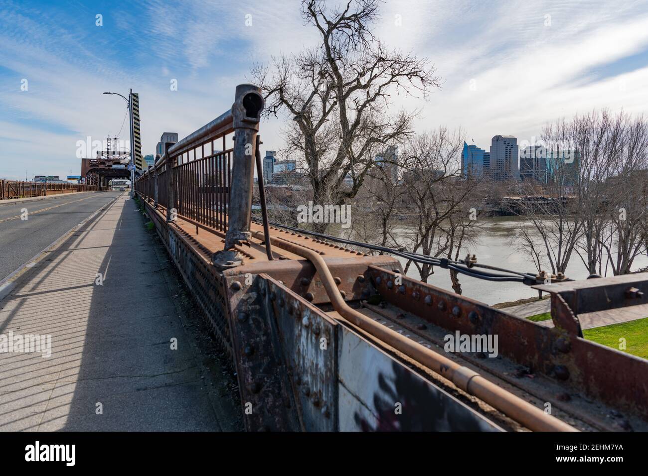 I Street Bridge in Sacramento Stock Photo - Alamy