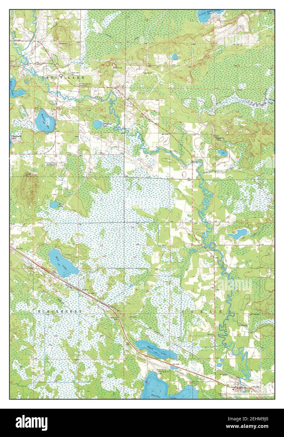 Warba, Minnesota, map 1970, 1:24000, United States of America by ...