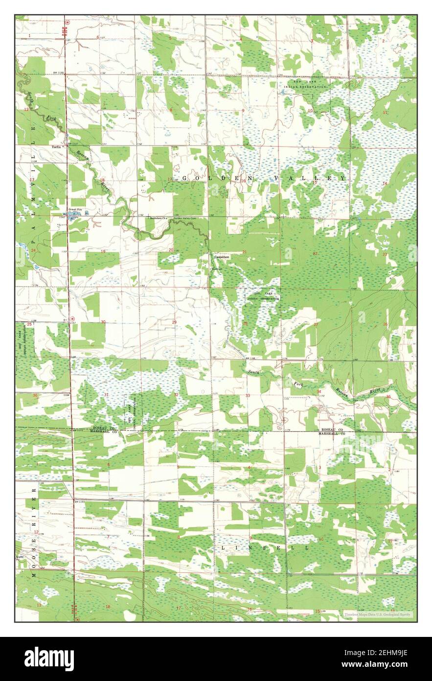 Map of wannaska Cut Out Stock Images & Pictures - Alamy