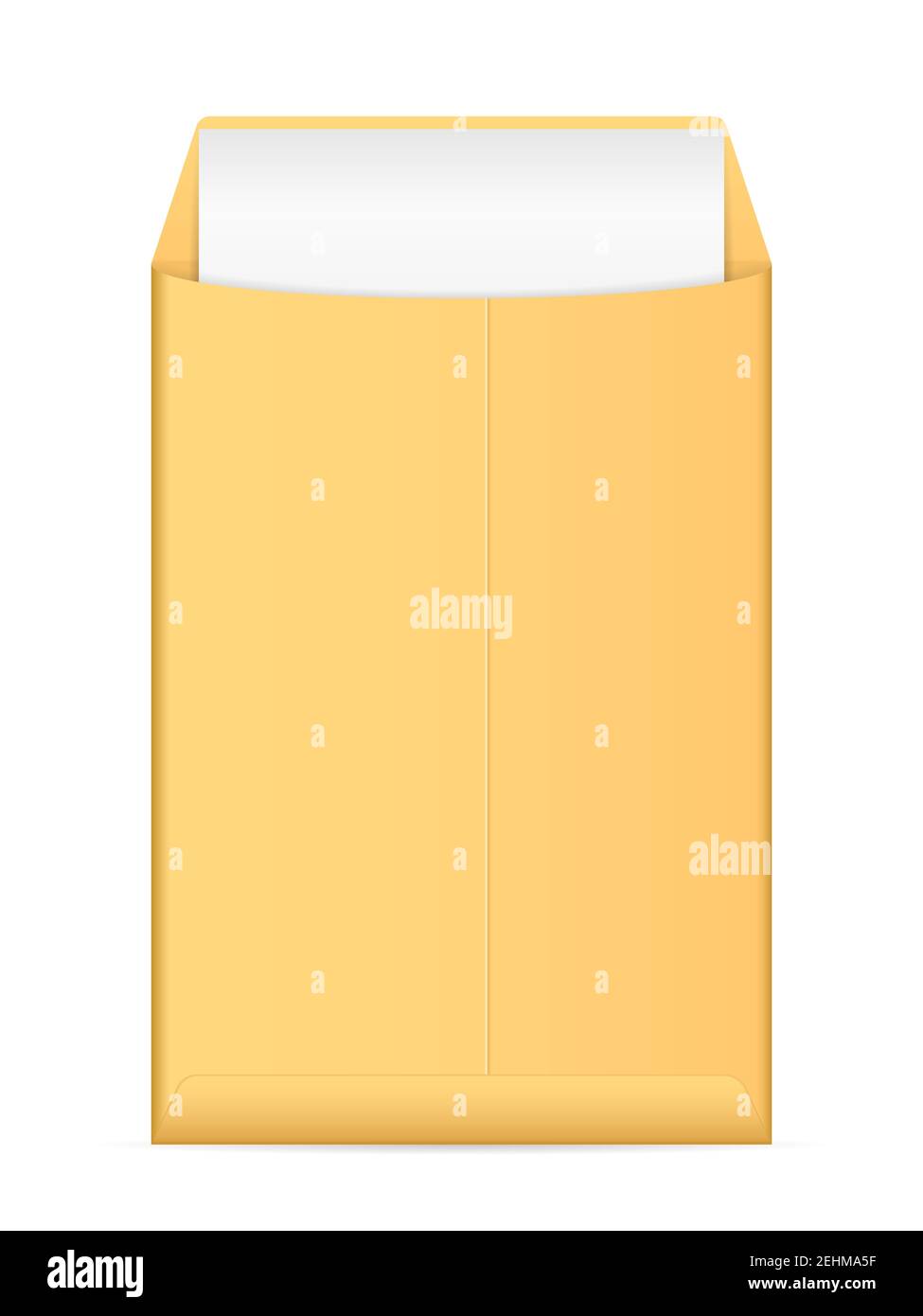 Envelope on a white background. Vector illustration Stock Photo - Alamy