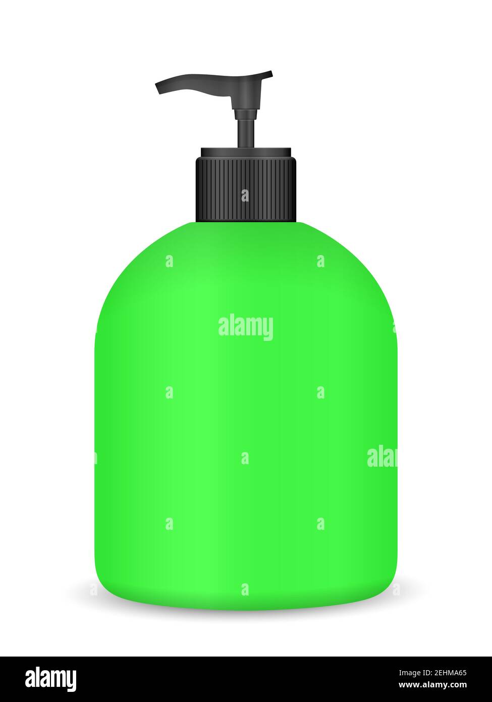 Liquid soap on a white background. Vector illustration Stock Photo - Alamy