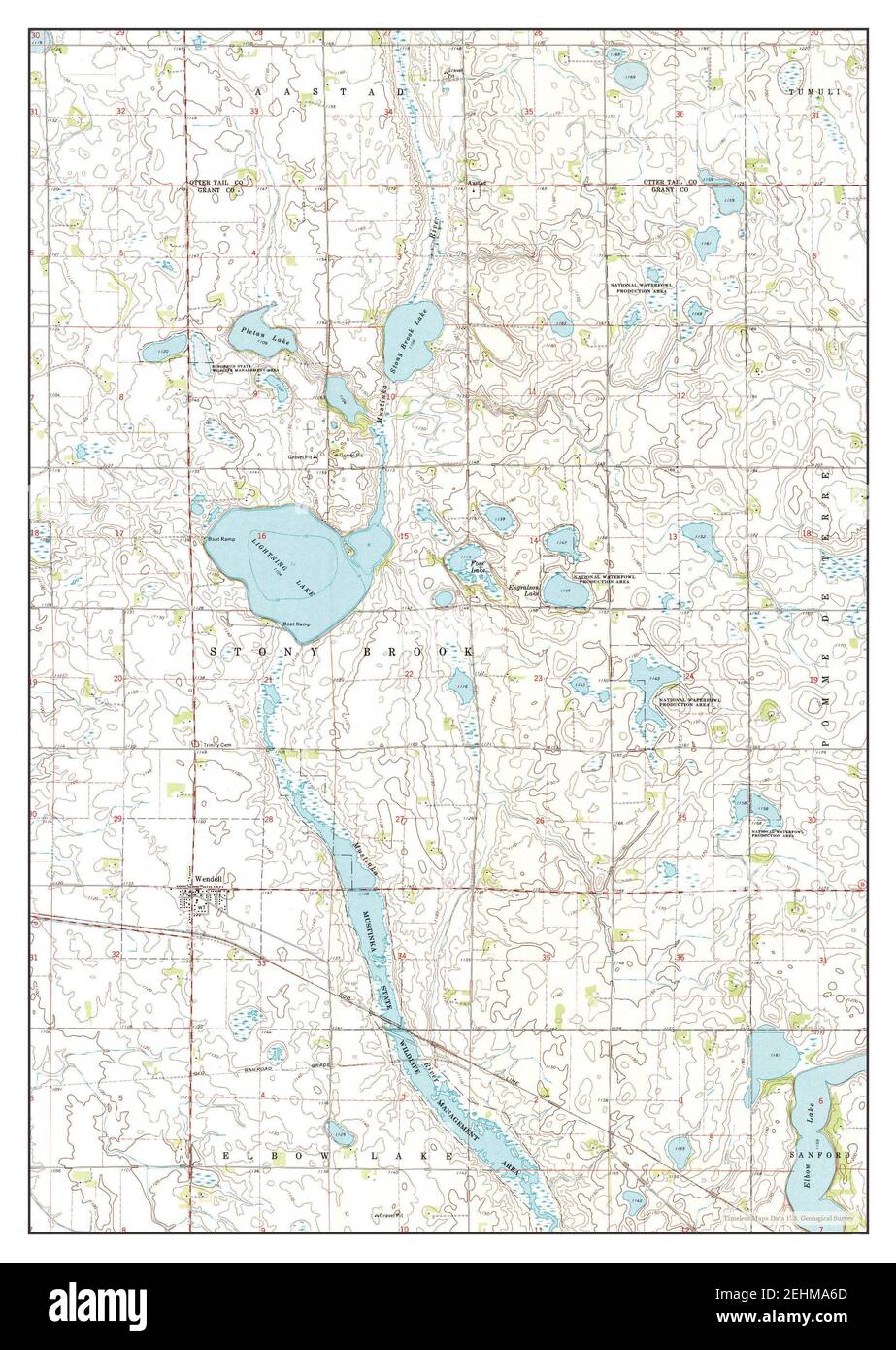 Wendell, Minnesota, map 1973, 1:24000, United States of America by ...