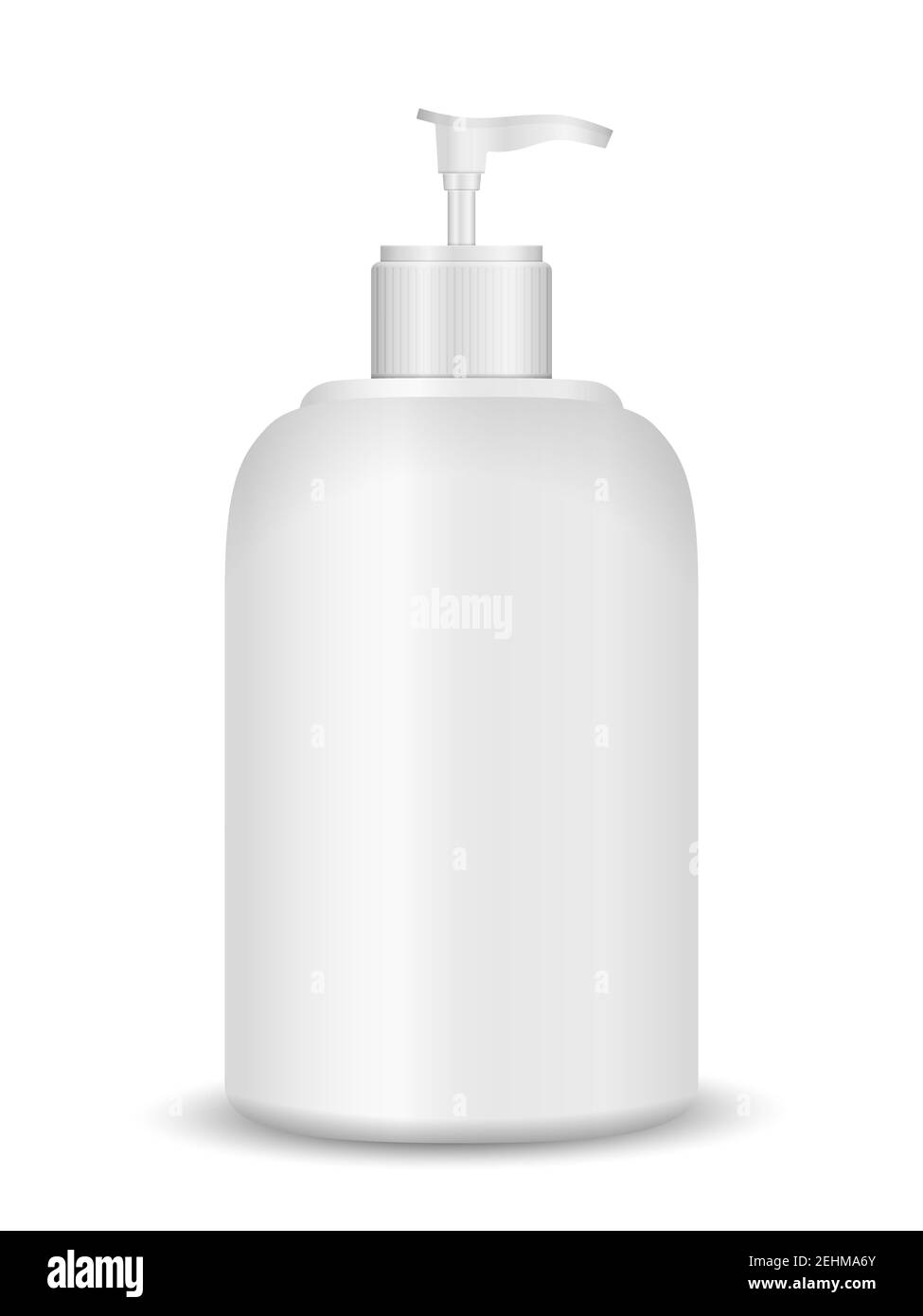 Liquid soap on a white background. Vector illustration Stock Photo - Alamy