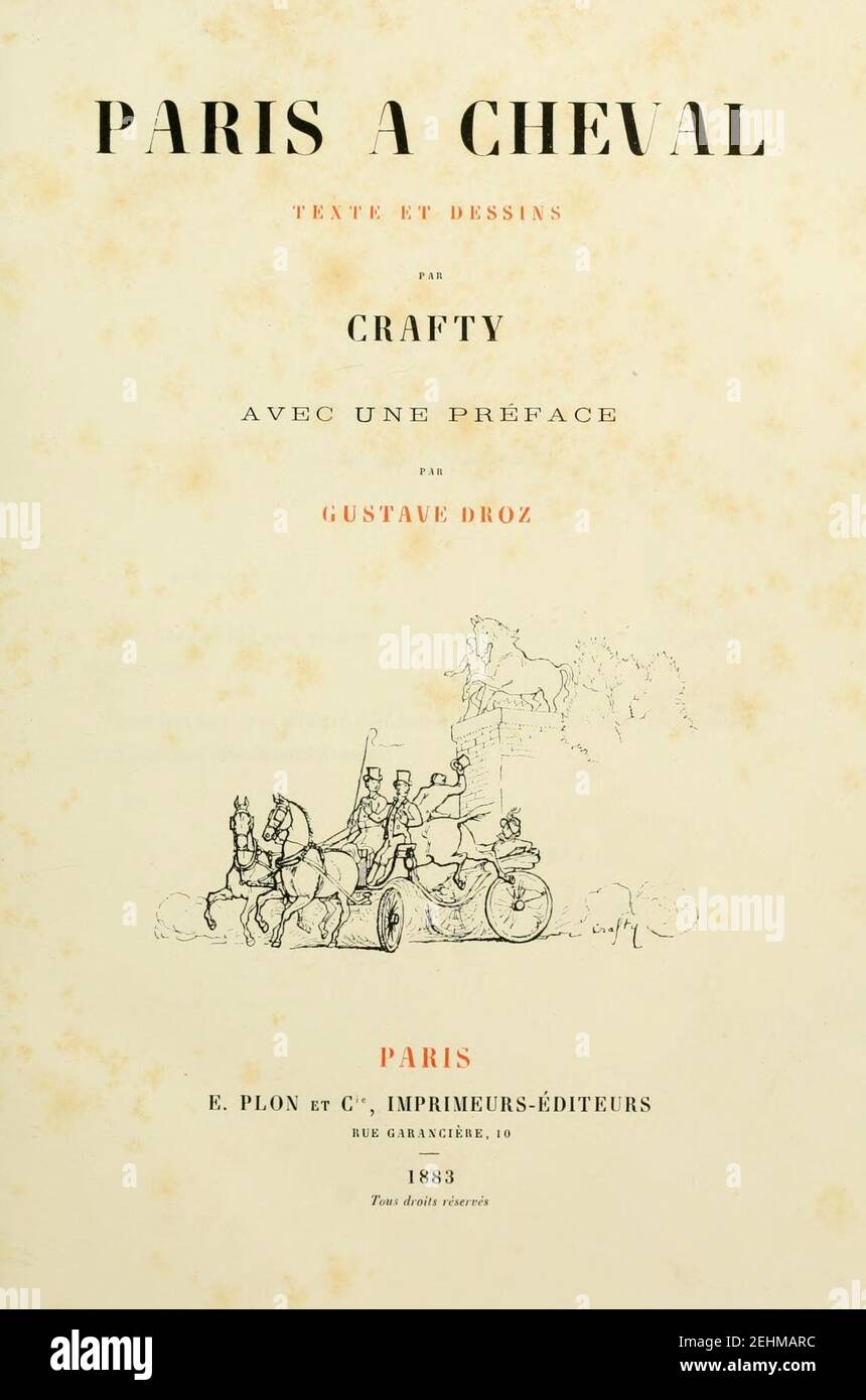 Paris à cheval Stock Photo - Alamy