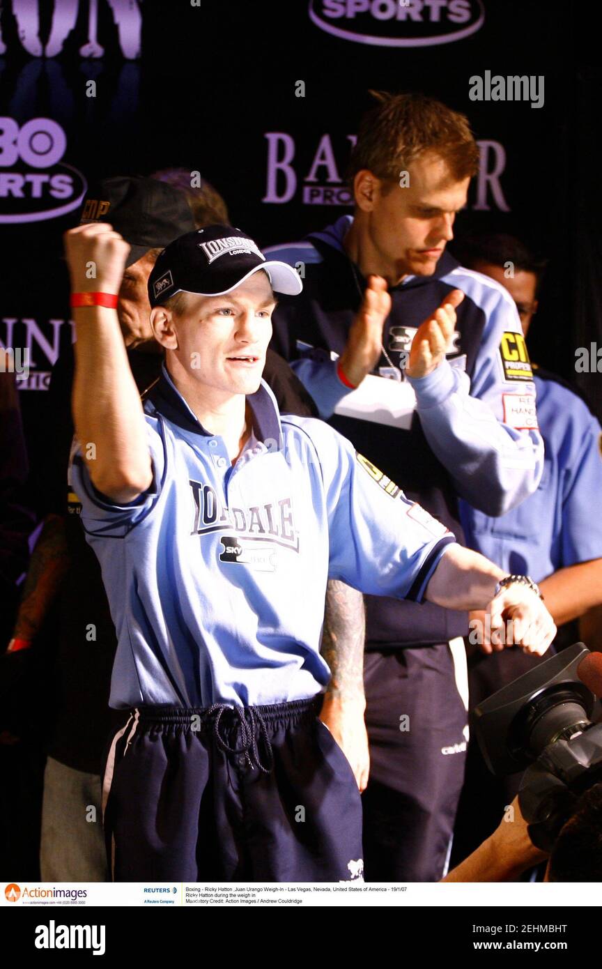 Boxing ricky juan urango las hi-res stock photography and images - Alamy