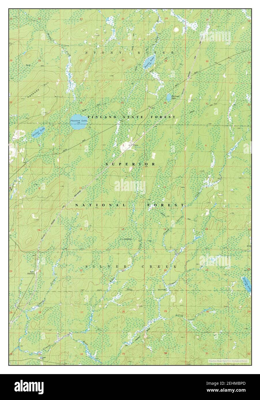 Old map of minnesota Cut Out Stock Images & Pictures - Alamy
