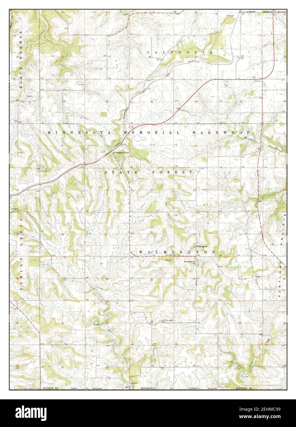Old map of minnesota hi-res stock photography and images - Alamy