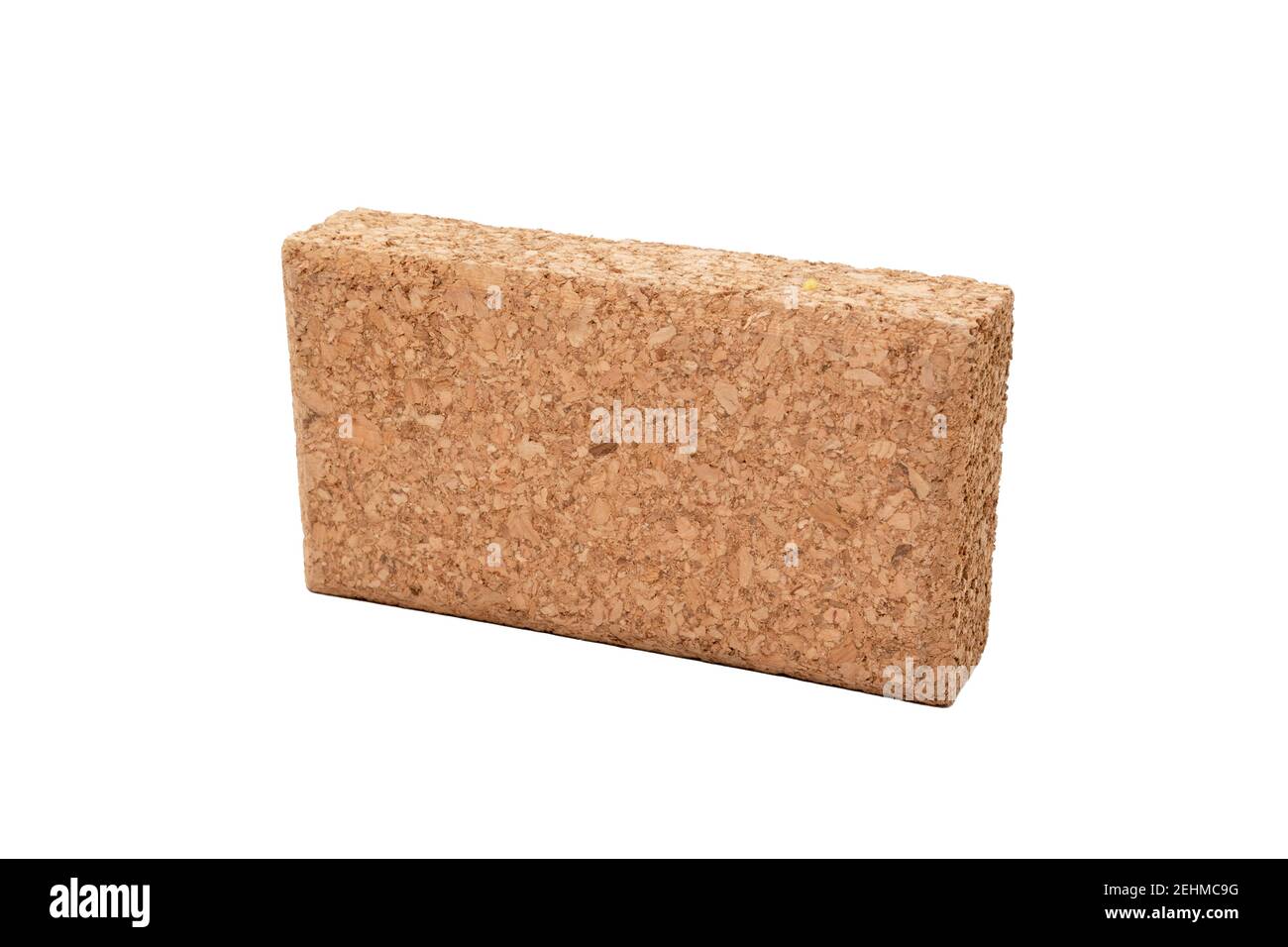 Cork Yoga Block, Eco Friendly. isolated on a white background Stock ...