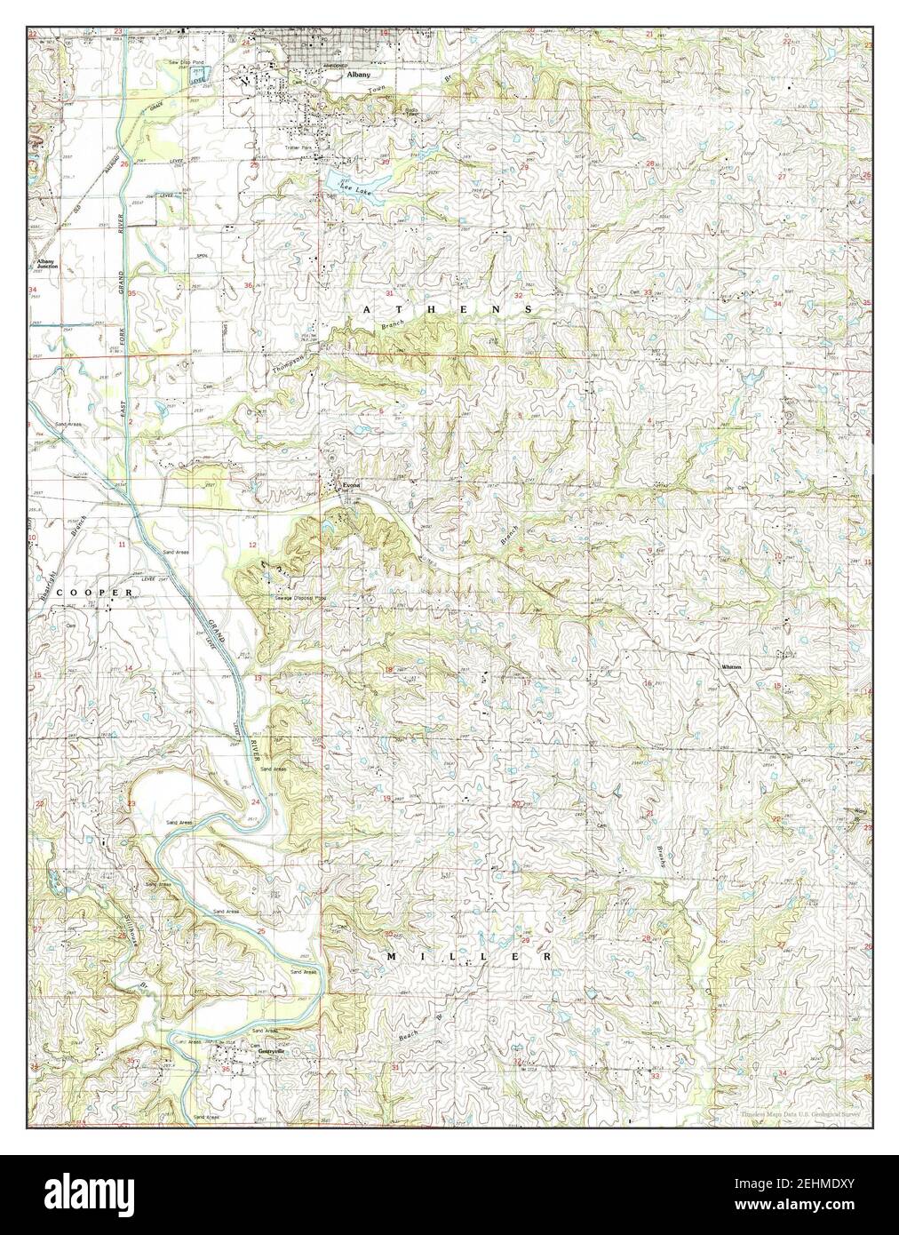 Albany South, Missouri, map 1985, 1:24000, United States of America by ...