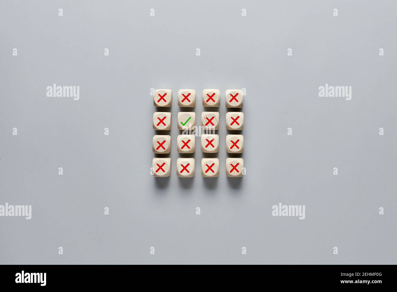 Red cube stands out hi-res stock photography and images - Alamy