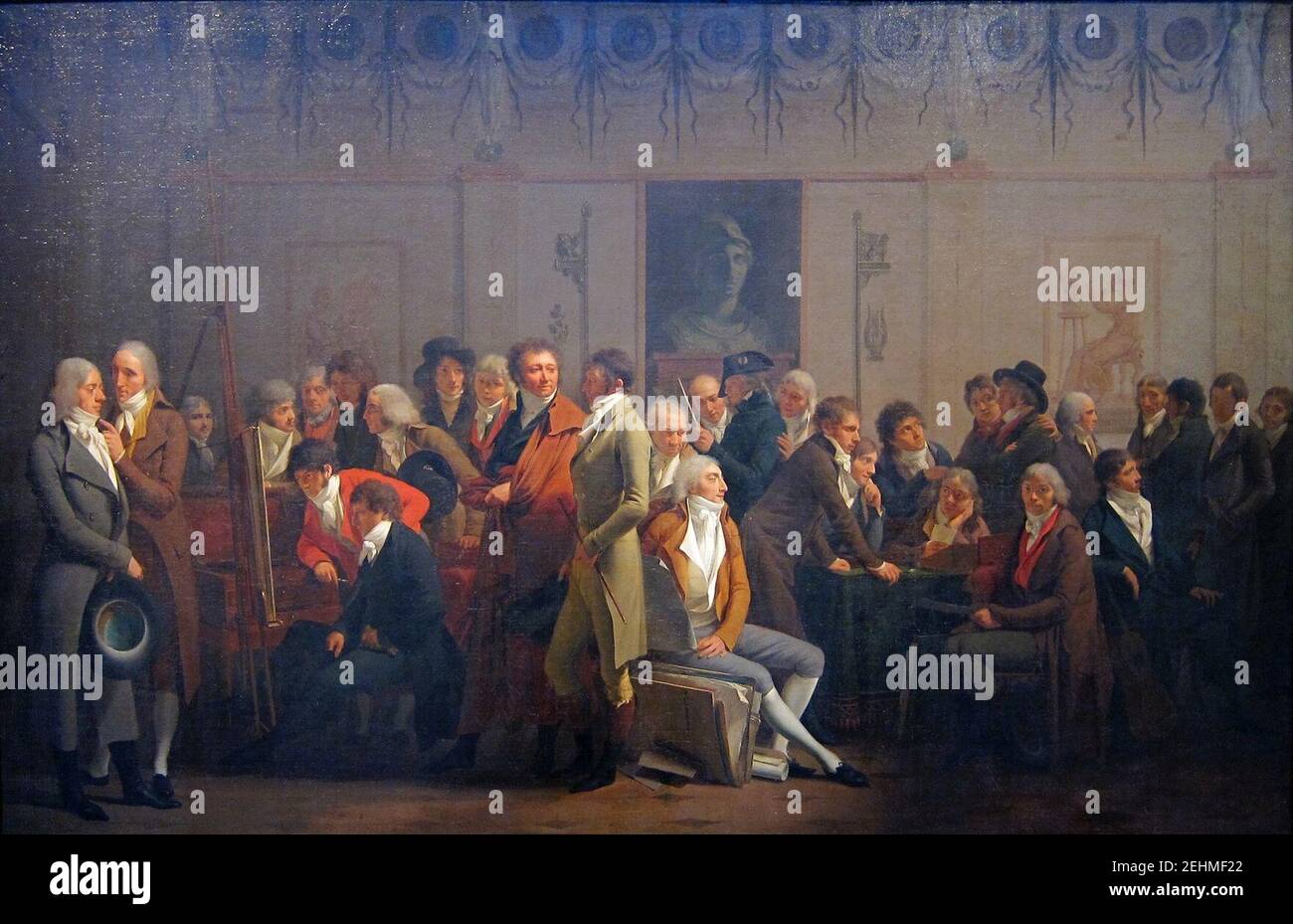 Paris louvre boilly salon isabey Stock Photo - Alamy