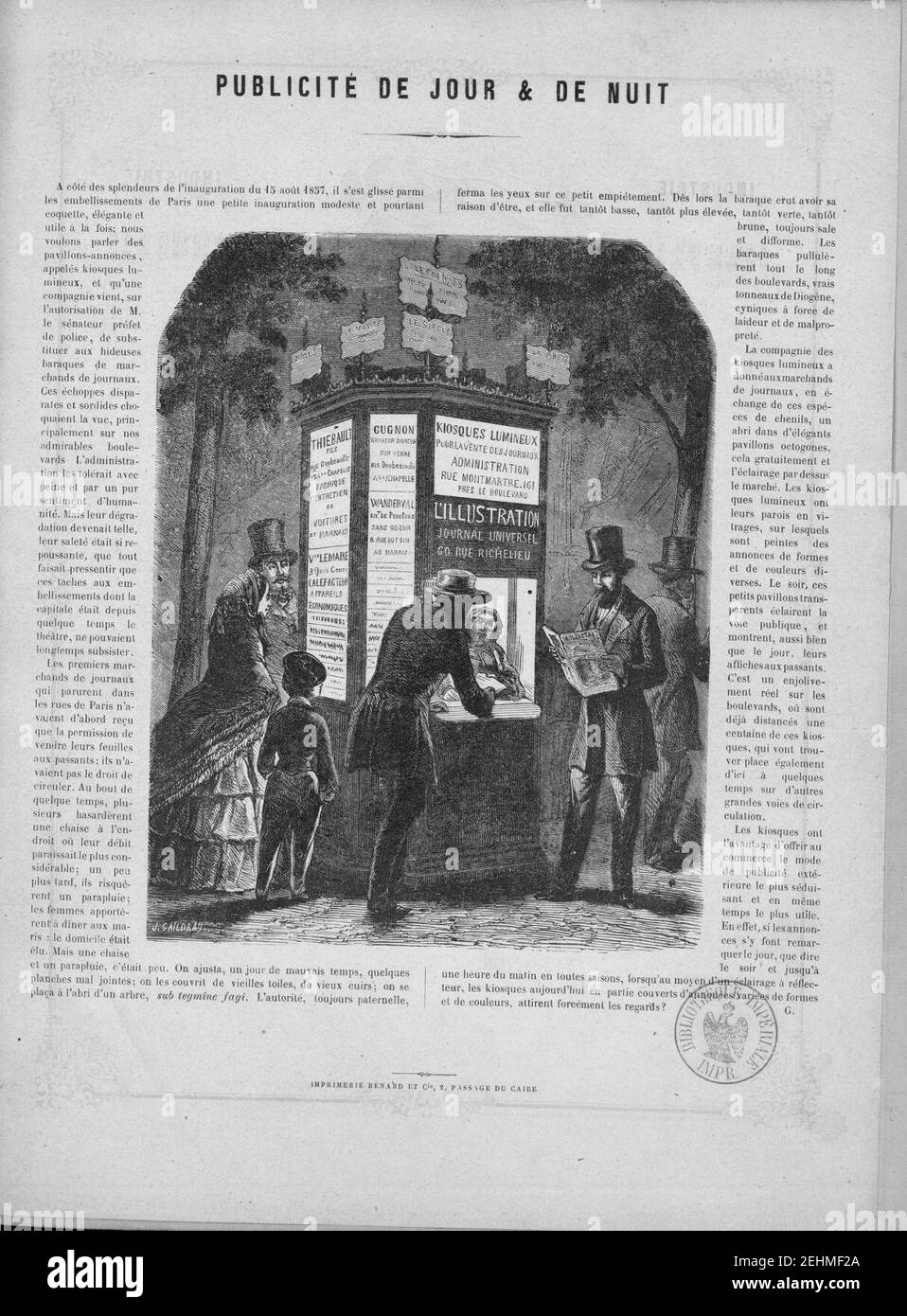 Paris industriel Guide illustré - Paris 1858 Stock Photo - Alamy