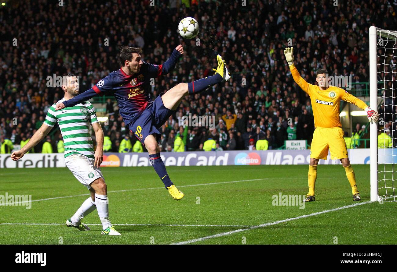 Celtic park lionel messi hi-res stock photography and images - Alamy