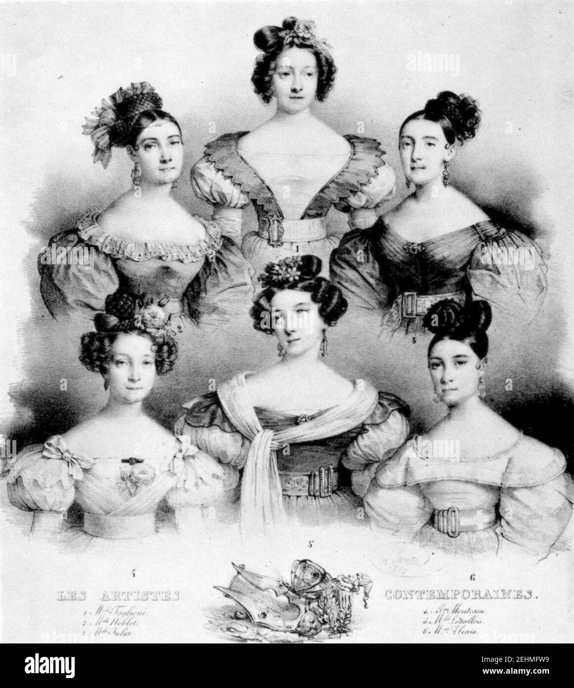 Paris Opera - Principal Ballerinas -1832 Stock Photo - Alamy