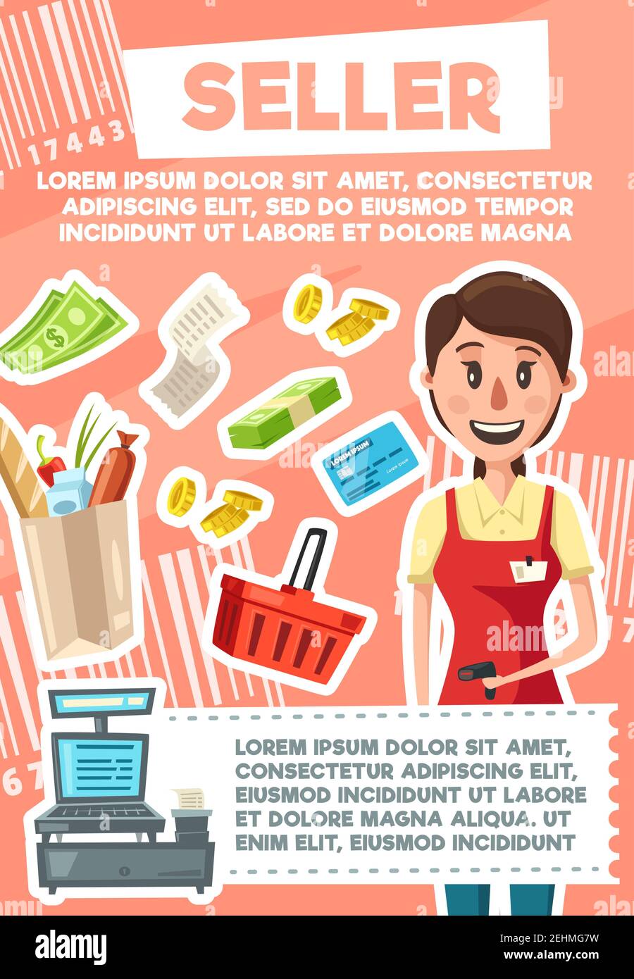 Girl scanner Stock Vector Images - Alamy